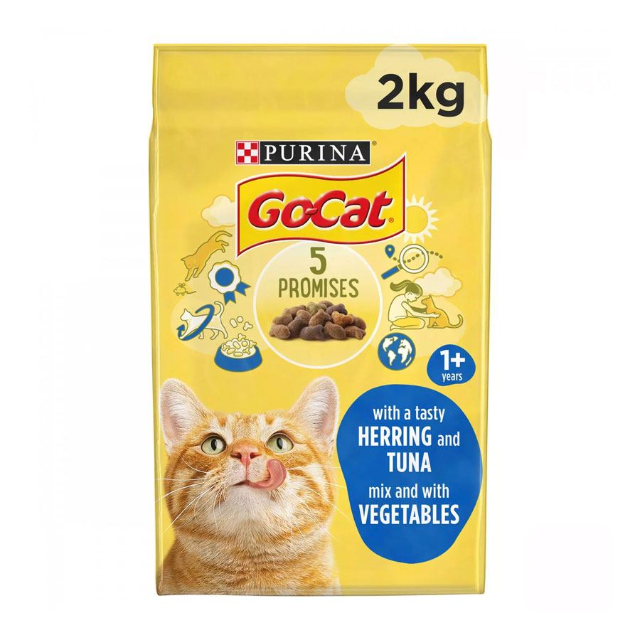 Go-Cat Complete Adult Cat Food Tuna, Herring & Veg - Rookes Pet Products